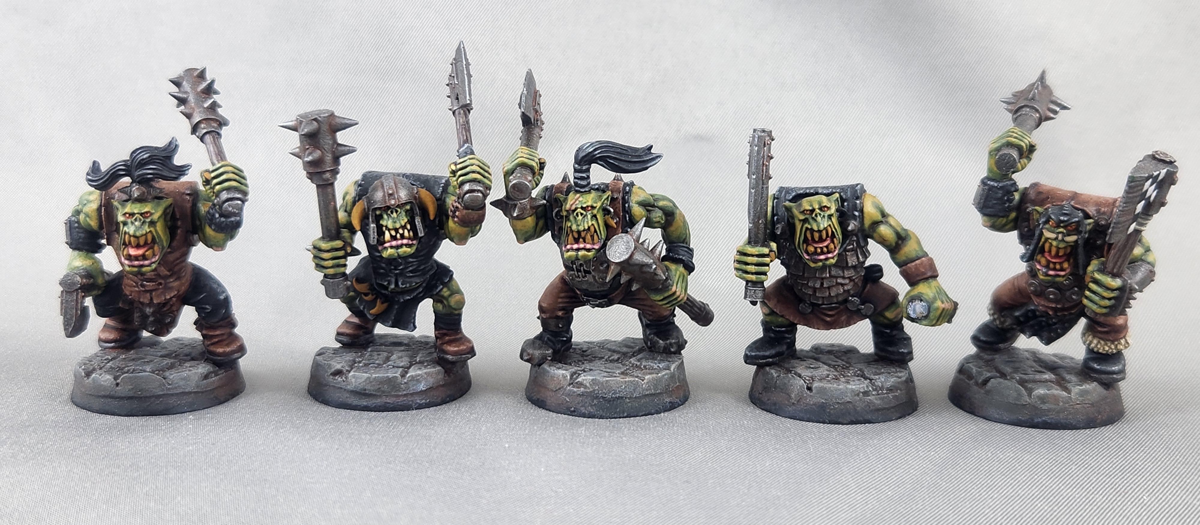 Axe, Goblins, Mace, Mordheim, Orc Boyz, Orcs, Orcs & Goblins, Warband - WIPBoyzGroup2 - Gallery ...